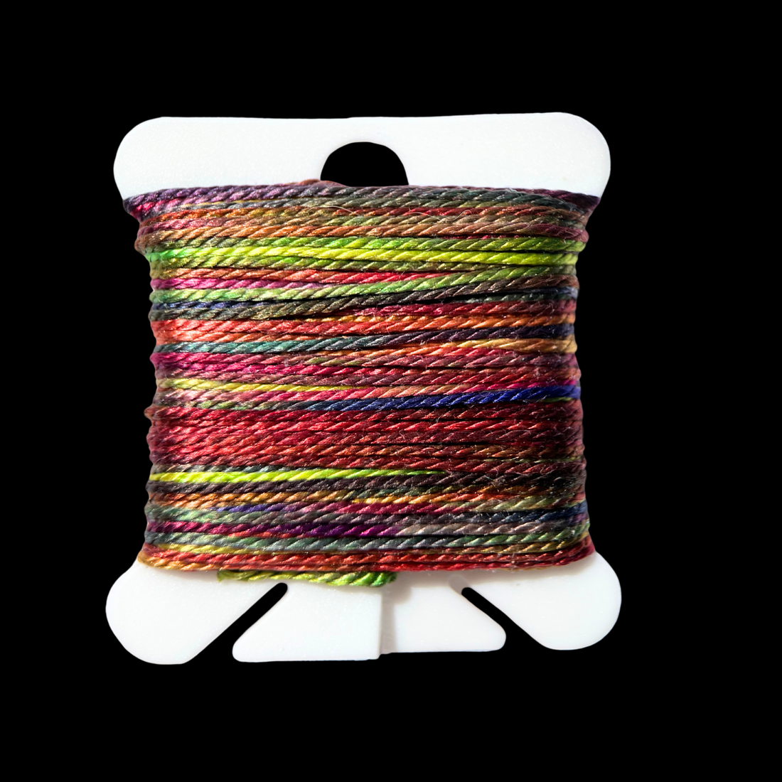 Individual Bobbins of Hand-Painted Silk: Color Twelve – Mirrix Looms