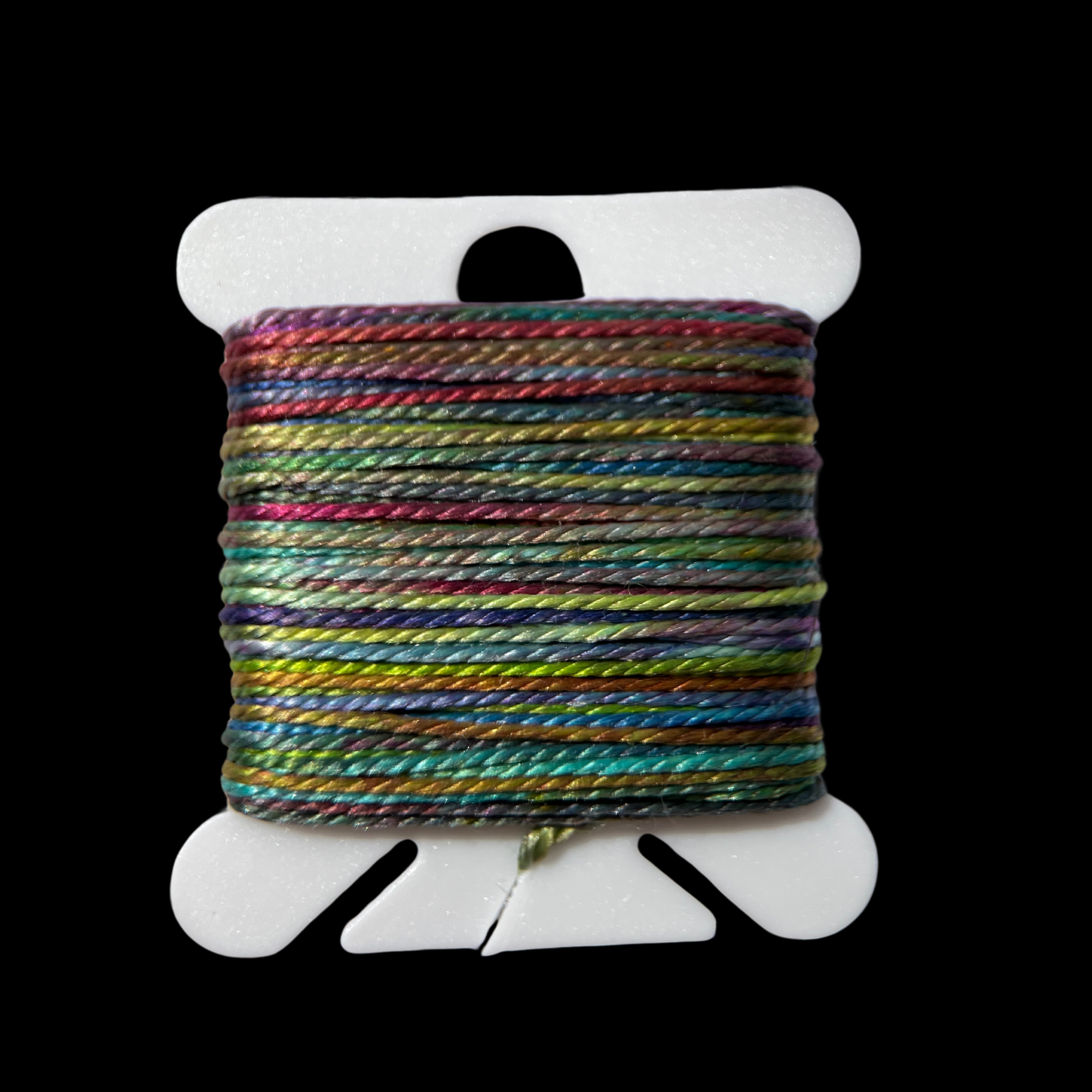 Individual Bobbins of Hand-Painted Silk: Color One – Mirrix Looms