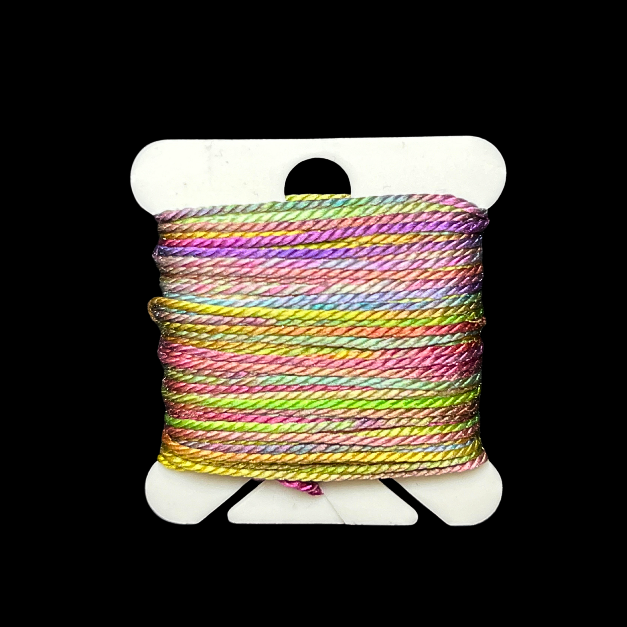 Individual Bobbins of Hand-Painted Silk: Color Twenty – Mirrix Looms