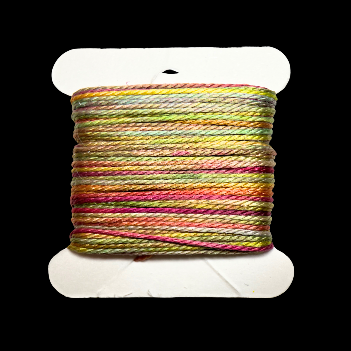 Individual Bobbins of Hand-Painted Silk: Color Seven – Mirrix Looms