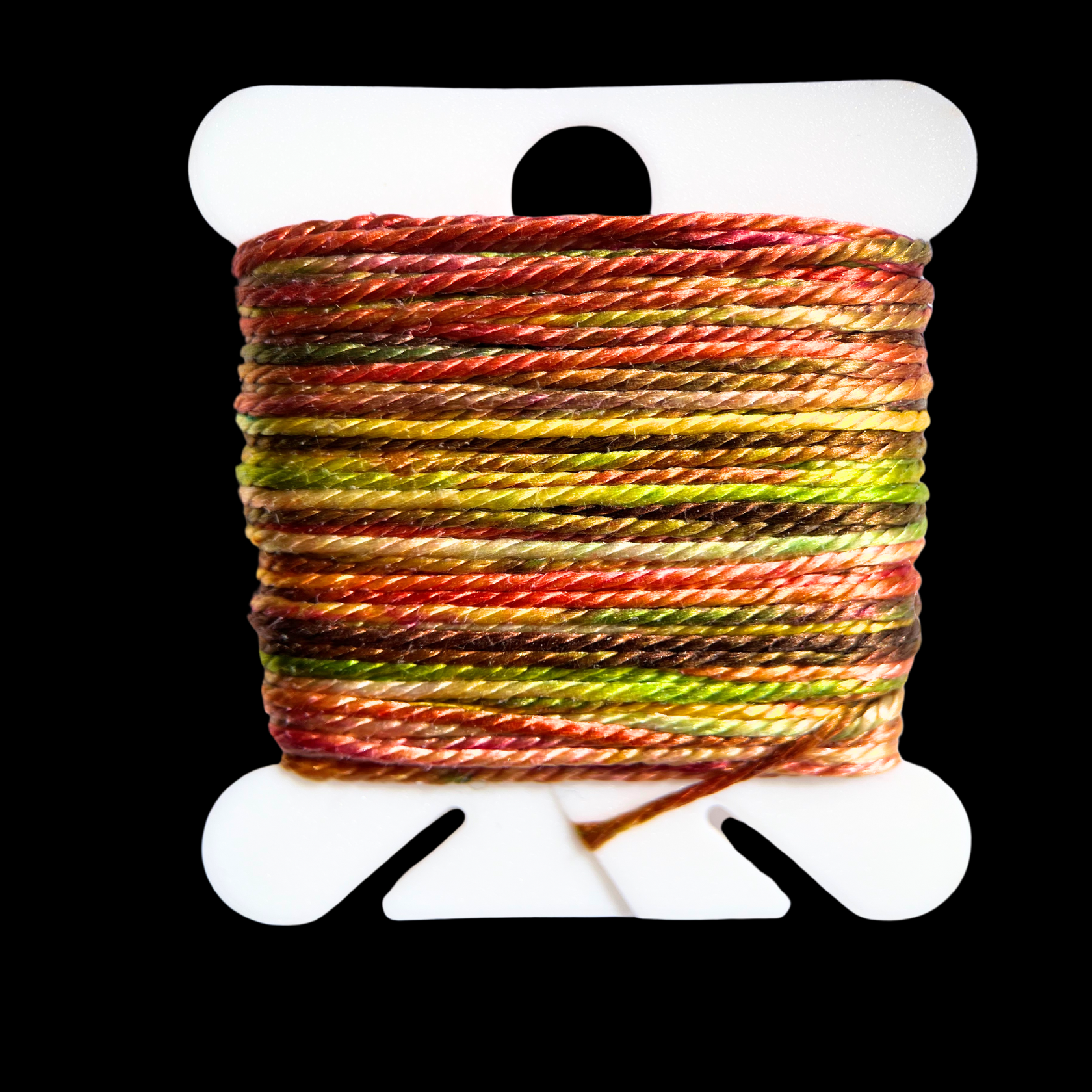 Individual Bobbins of Hand-Painted Silk: Color Eight – Mirrix Looms
