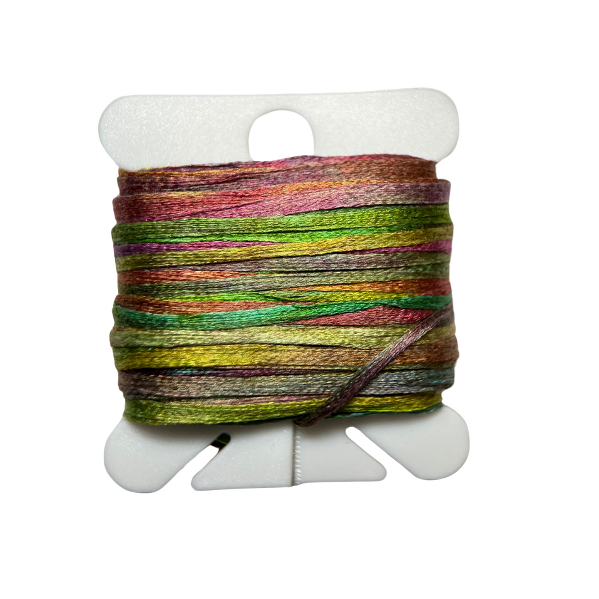 Gima Silk Tape Individual Hand-Painted Bobbins: Color Eleven – Mirrix Looms