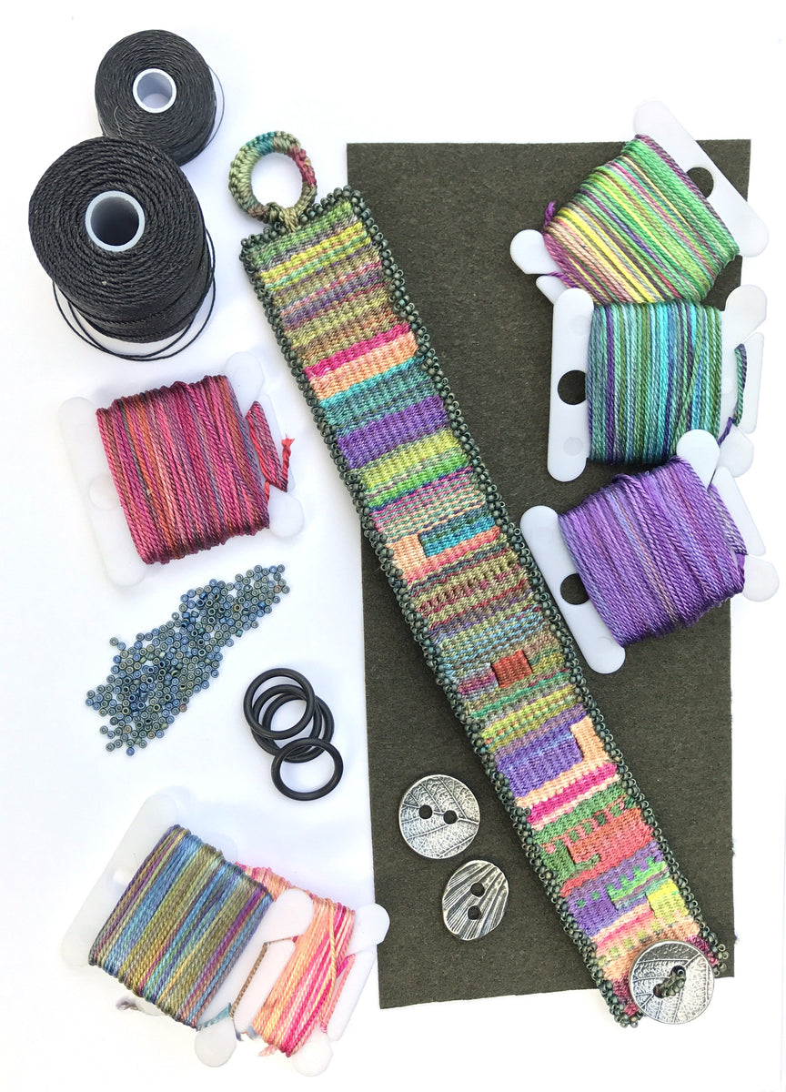 The Take-Your-Loom-Out-Of-The-Box Tapestry Bracelet Kit – Mirrix Looms